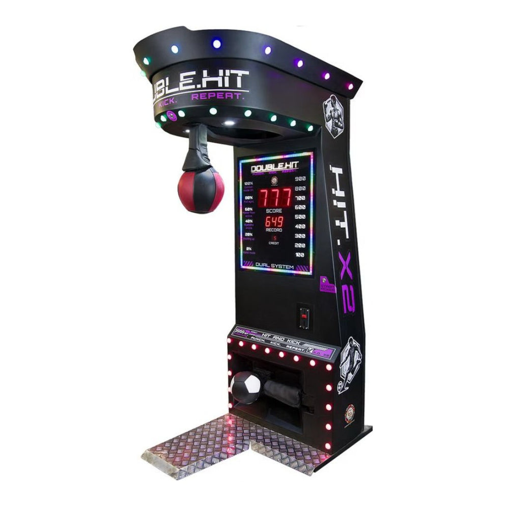 Boxer Double Hit Matte – jeu de force arcade et fête foraine 2-en-1 ...