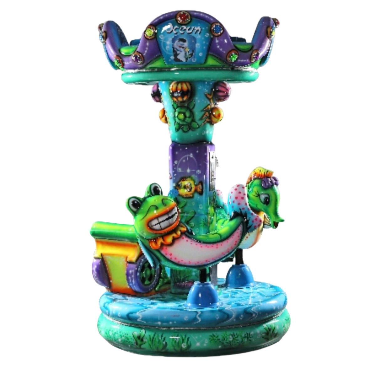 MINI CARROUSEL OCÉAN - Manèges à pièces automatiques pour enfants - Ki ...