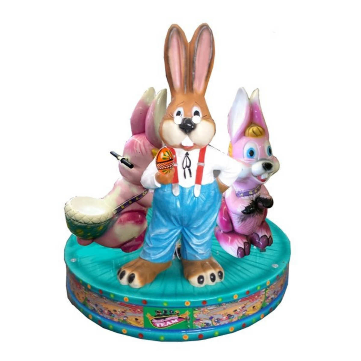 MINI CARROUSEL BUNNY - Manèges à pièces automatiques pour enfants - Ki ...