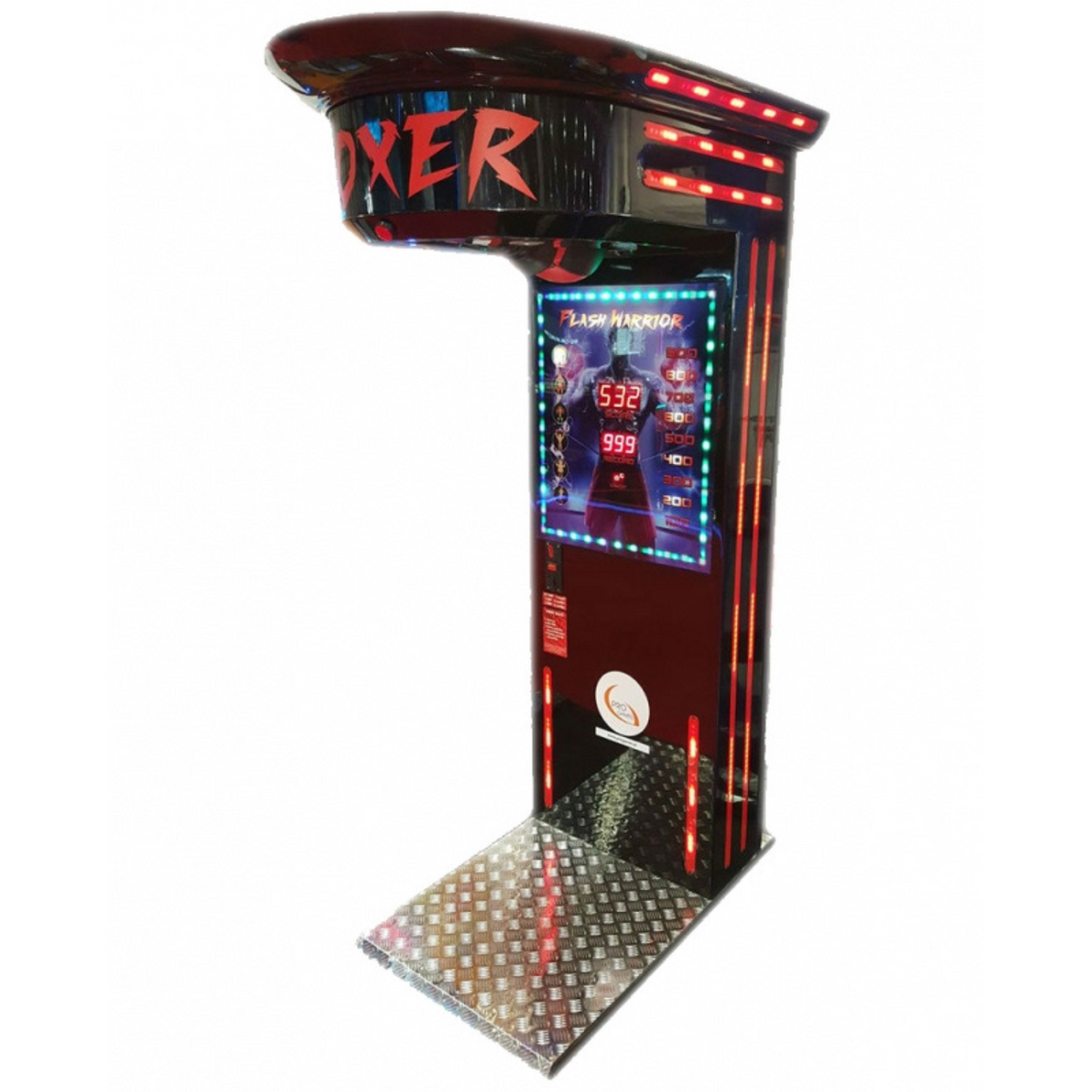 BOXER FLASH WARRIOR - machine à coup de poing - jeu de force ...