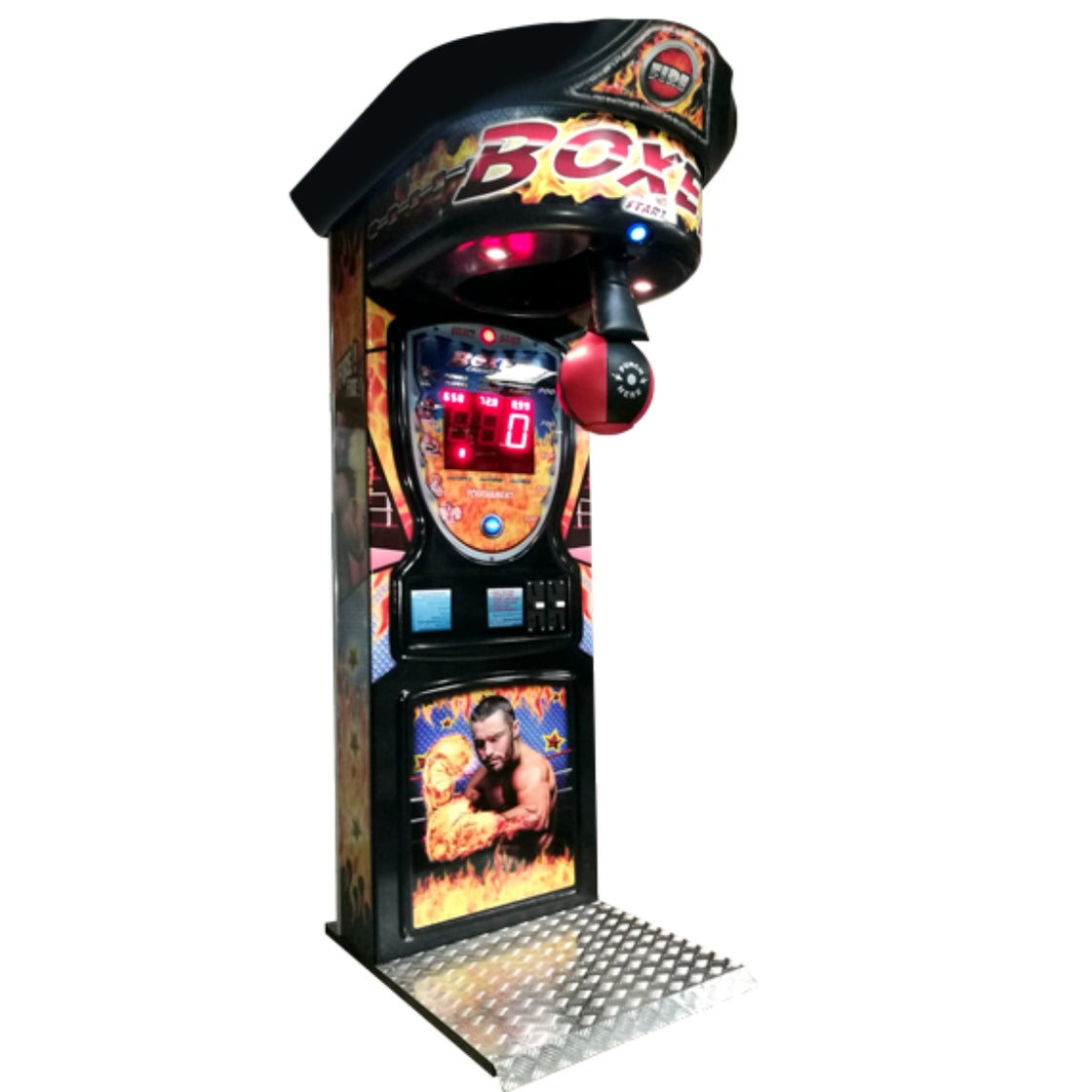 BOXER FIRE - machine à coup de poing - jeu de force — FestiMarketFrance